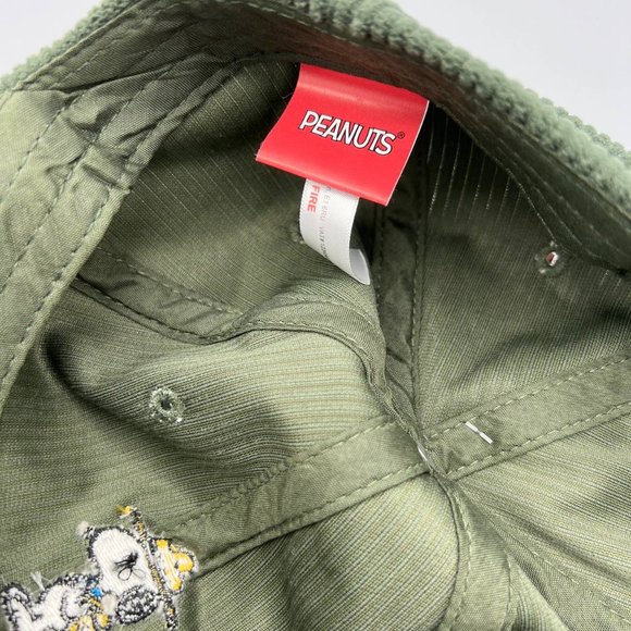 Peanuts | Accessories | Snoopy Logo Peanuts Corduroy Hat Strapback Cap ...